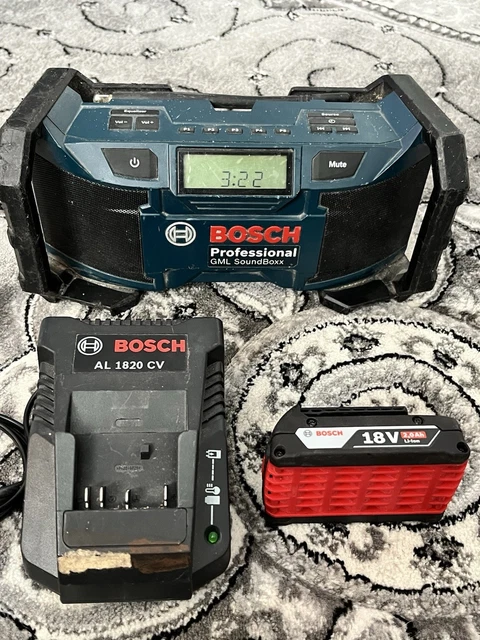 BOSCH PROFESSIONAL GML SoundBoxx 18v With Genuine 2.0ah Battery ...