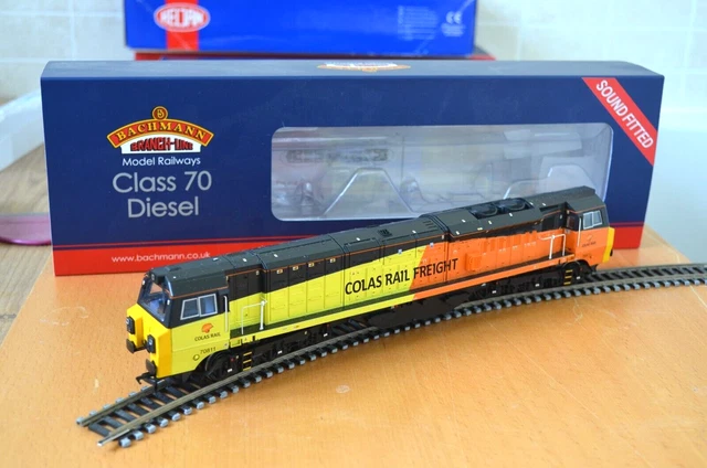 BACHMANN 31-591ASF CLASS 70 70811 Colas Rail Freight - Sound Fitted £ ...