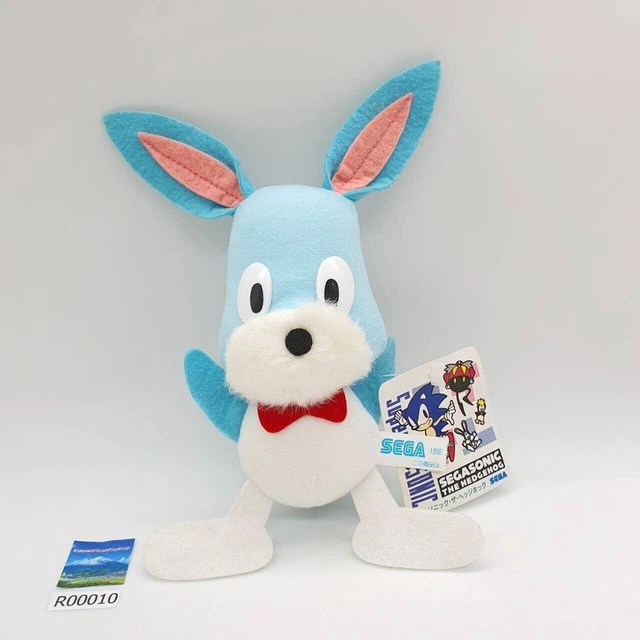 POCKY RABBIT R010 Sonic The HedgeHog SEGA 1992 Peluche 6" TAG Toy Doll ...