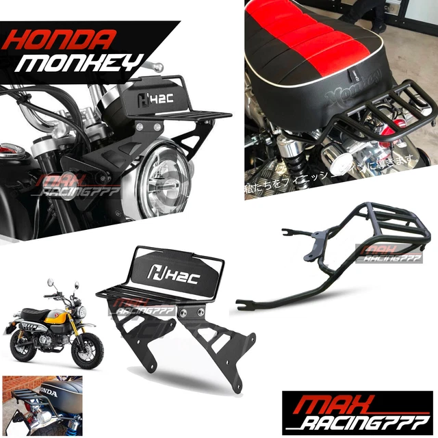 H2C HONDA Z125CC 2018-2022 Monkey Bike Rack Rear & Front Luggage Carry ...