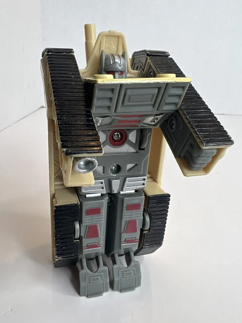 VINTAGE TRANSFORMERS BOOTLEG Military Tank Robot Action Figure Decopac ...