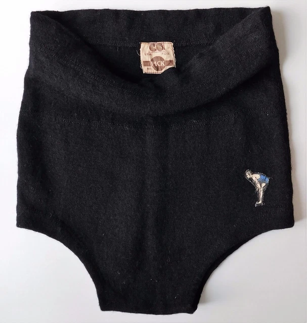 VINTAGE 1940S CC41 swimming trunks PICK wool swim costume war time men ...