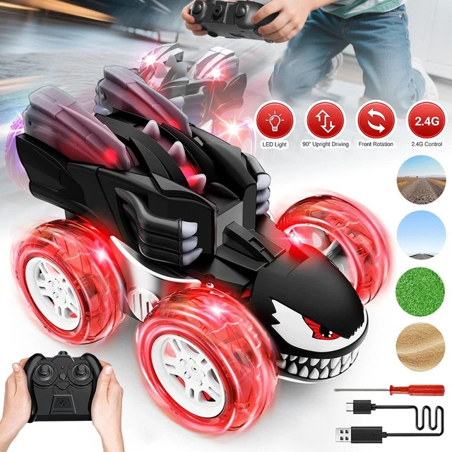 REMOTE CONTROL CAR 360° Rotating 2.4ghz Fast Stunt Rc Car Toys for Kids ...