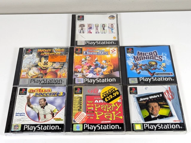 SONY PLAYSTATION 1 (PS1) 7 Mixed Games Bundle - All Complete With ...