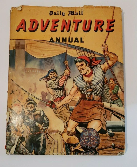 VINTAGE DAILY MAIL Adventure Annual Book London Comic Strips 1950s £12. ...