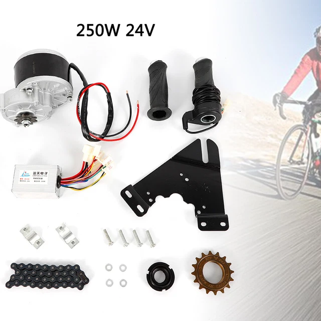 24V 250W ELECTRIC Bicycle Motor Kit E-Bike Conversion Kit Simple Diy ...
