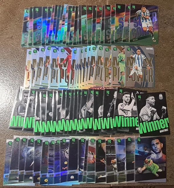 PANINI TOP CLASS 2023 Super Sonic/Winner/Max Power/Rainbow Master cards ...