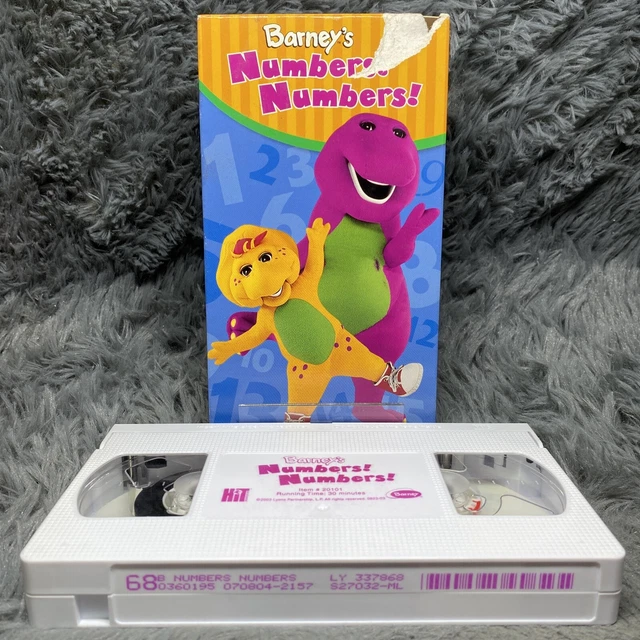 BARNEY NUMBERS! NUMBERS! VHS 2003 HiT Entertainment Barney Home Video ...