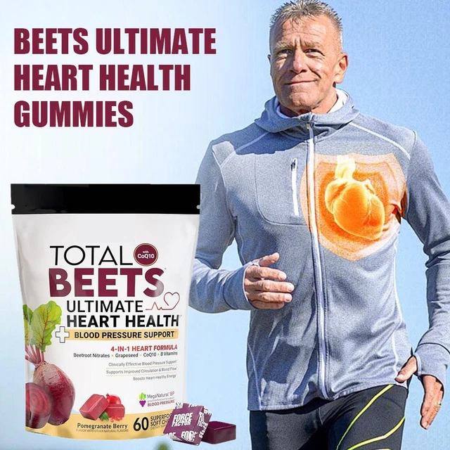 BEETROOT GUMMIES - Heart-Healthy Energy, Beet E1B8 Y9G9 N6E5 £8.65 ...