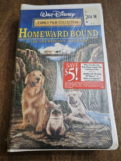 HOMEWARD BOUND: THE Incredible Journey (VHS) £1.11 - PicClick UK