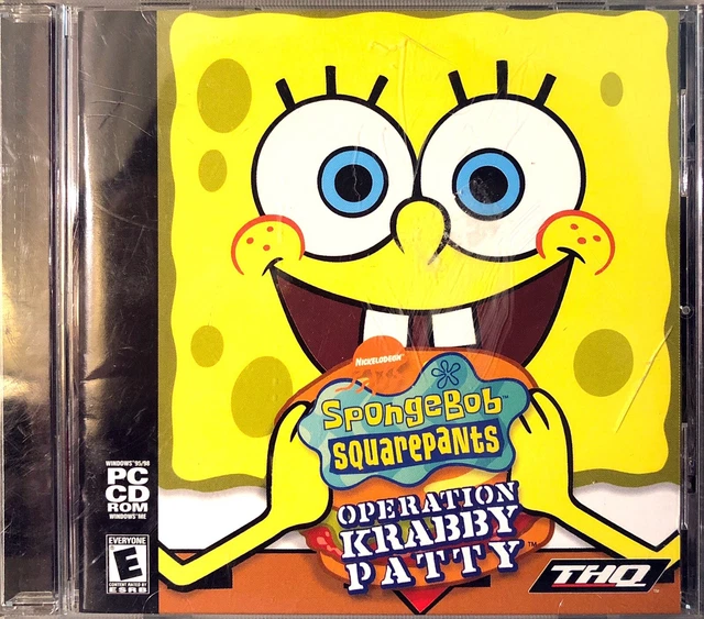 SPONGEBOB SQUAREPANTS OPERATION Krabby Patty - PC CD ROM THQ Windows 95 ...