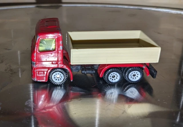 SIKU MERCEDES LKW Pritsche Mk E 9111 Rot Modellauto Gut Erhalten Retro ...