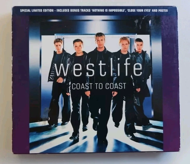 WESTLIFE - COAST to Coast cw Poster and Slipcase CD $12.50 - PicClick AU