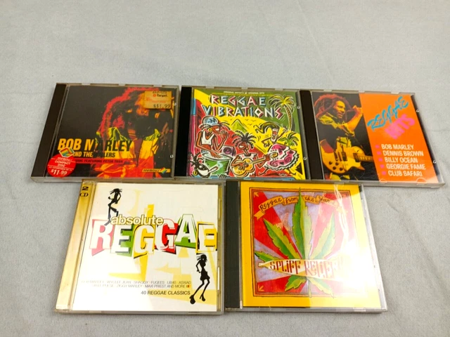 5 REGGAE CD Album Bundle Compilations Various Artists Bob Marley Billy ...