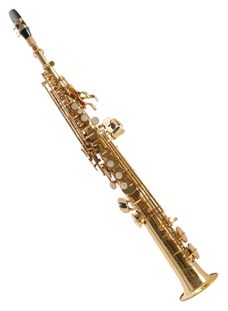 SAXOPHONE SOPRANO INSTRUMENT A Vent Fa# Embouchure Coffre Set Nettoyage ...