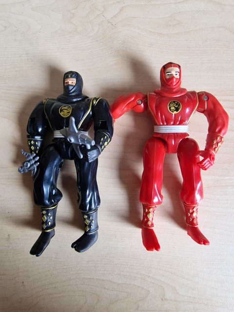 Power Rangers Red Black Ninja Rangers 1995 Storm £1500 Picclick Uk 8313