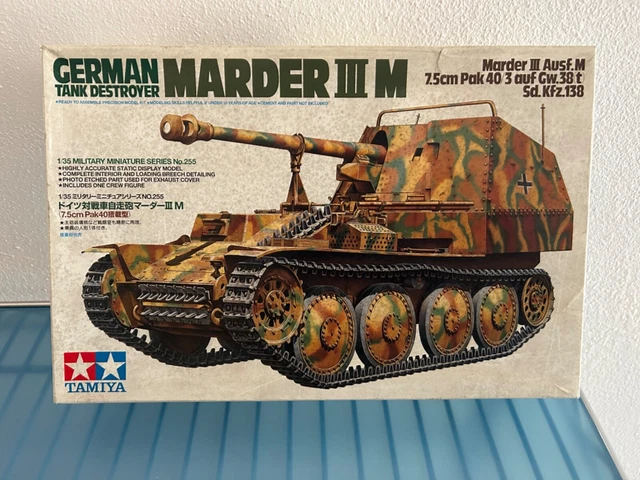 TAMIYA 35255 WWII German Tank Destroyer Sd.kfz.138 Marder Iii M 1:35 ...