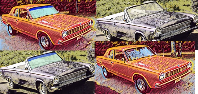 DODGE A BODY DART 2D Cabrio HT4D Limo Station Wg 1963-66 Frontscheibe ...
