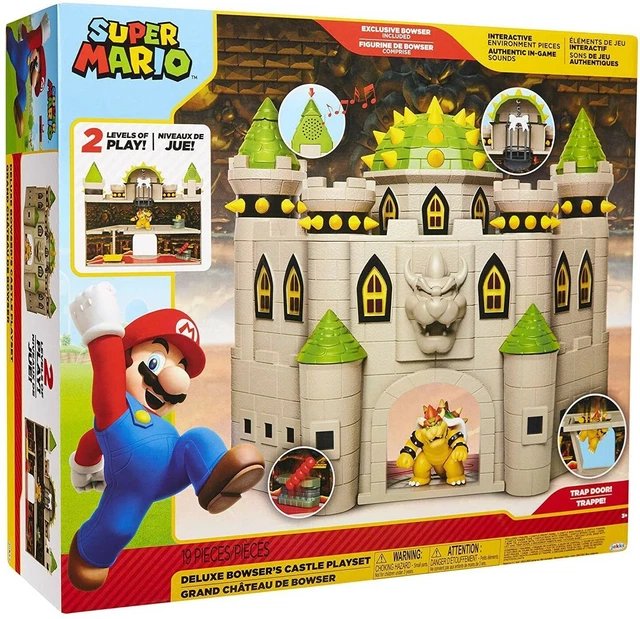 NINTENDO SUPER MARIO Deluxe 2.5 Bowser Castle Playset Jakks Pacific EUR ...