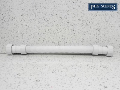 TOILET WC CISTERN Overflow Pipe Flexible Connector 300mm Long 21.5mm £8 ...