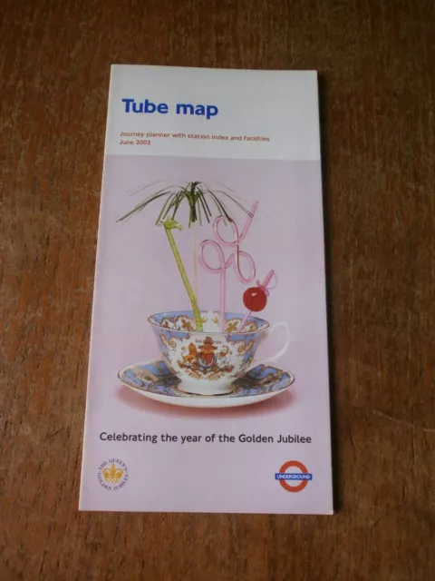LONDON TRANSPORT UNDERGROUND Map-Queen's Golden Jubilee Edition June ... LONDON TRANSPORT UNDERGROUND Map-Queen's Golden Jubilee Edition June ...