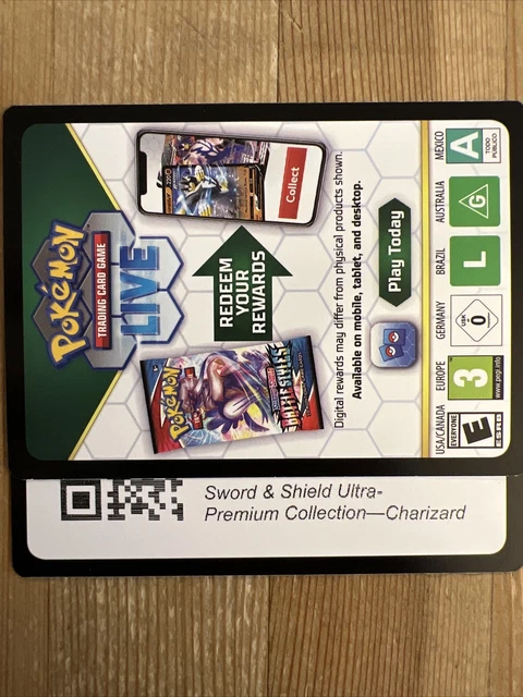 CHARIZARD ULTRA PREMIUM Collection UPC POKEMON Online Code Card $1.49 ...