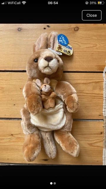 KANGAROO AND BABY Puppet £5.45 - PicClick UK