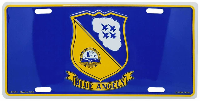 U.S NAVY BLUE Angels Naval Air Training Command 6"x12" License Plate ...