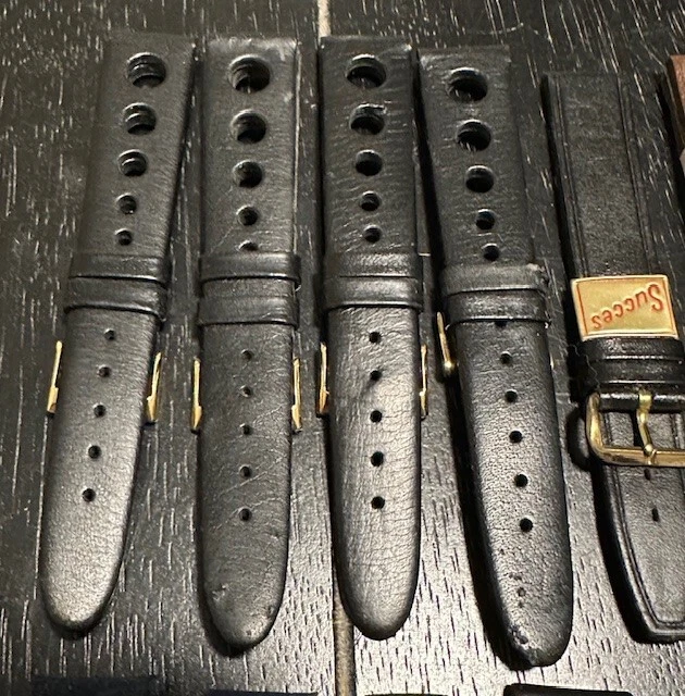 VINTAGE GENUINE HIRSCH / Swiss / German Watch Bands - Lot of 17 - 16 ...