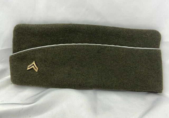 WW2 US ARMY Officer'S Garrison Cap Nco Corporal Rank Golden Insignia ...