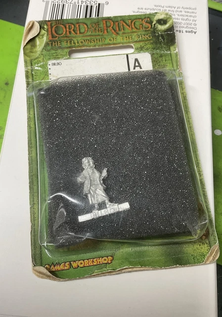 BILBO BAGGINS ONE Ring 1st Edition Blister Citadel Lord of the Rings ...