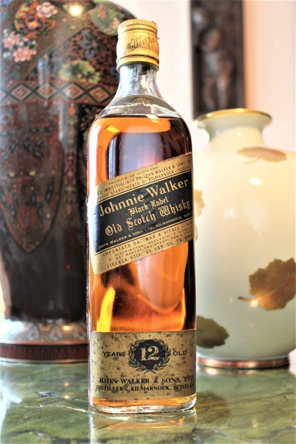 WHISKY JOHNNIE WALKER BLACK LABEL OLD SCOTCH WHISKY 75 cl. / 40° JOHN ...
