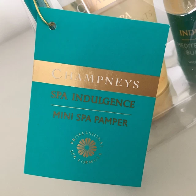 CHAMPNEYS SPA INDULGENCE Mini Pamper Gift Set 4x50g/ml Shower/Bath ...