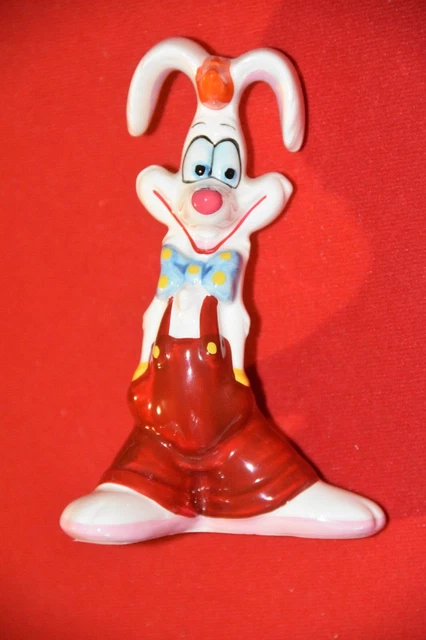 VINTAGE DISNEY WHO Framed Roger Rabbit Ceramic Figurine made in Japan ...