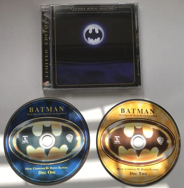 DANNY ELFMAN BATMAN Expanded Archival Collection Score 2x Cd Rare Ltd ...