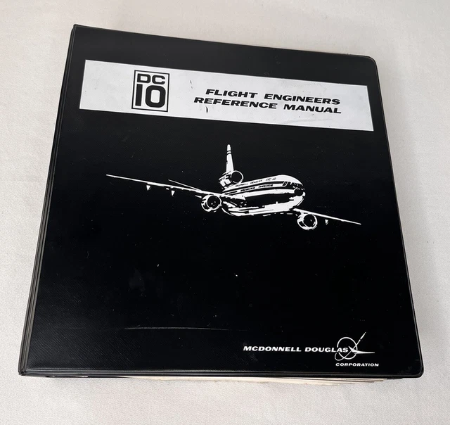 RARE DC 10 Mcdonnell Douglas Flight Study Guide Handbook Manual £68.42 ...