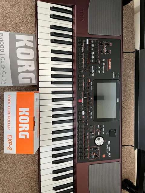 KORG PA1000 PROFESSIONAL arranger, red (with pa600 sound system also ...