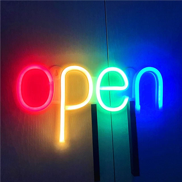 LED NEON OPEN Sign High Brightness Mini Neon Open Sign For Outdoor ...