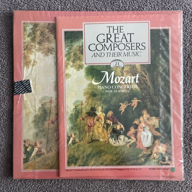 MOZART PIANO CONCERTOS No 21 And 22 12” Vinyl LP Record & Book 410 498 ...