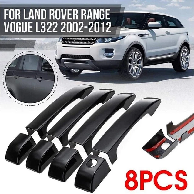 CAR DOOR HANDLE Covers Trim Gloss Black Exterior Door Handles Cover for ...