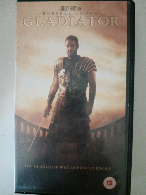 GLADIATOR VHS 2000 Ridley Scott Russell Crowe Joaquin Phoenix £5.00 - PicClick UK
