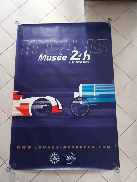 Grande Affiche Exposition Au Musée Centenaire Des 24h00 Du Mans 2023