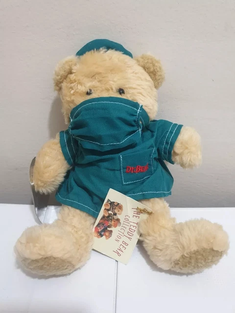 THE TEDDY BEAR Collection Sebastian the Surgeon Plush Soft Toy ...