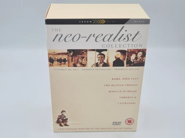 THE NEO-REALIST COLLECTION Dvd 5 Film Boxset Arrow Films De Sica ...