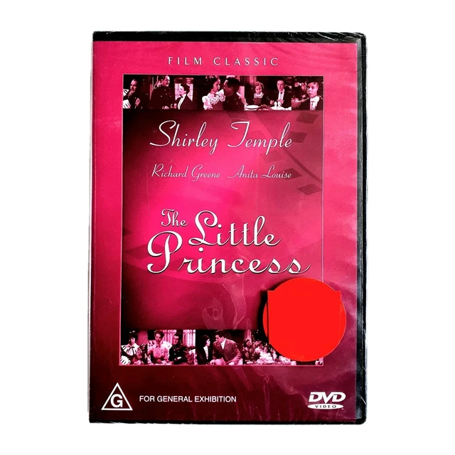 THE LITTLE PRINCESS DVD 1939 Music, Family Drama, Shirley Temple, Gift ...
