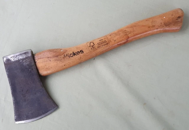 VINTAGE WICKES 15& Hickory Shaft Hand Axe / Hatchet in Good Condition £ ...