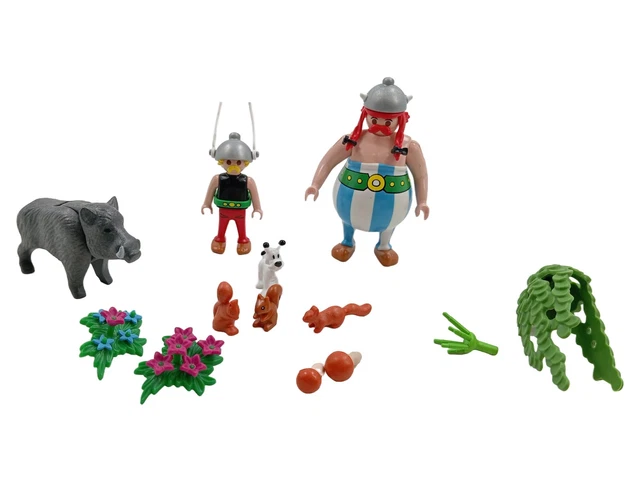 PLAYMOBIL SET DI Personaggi Completo Asterix Obelix Lupo EUR 29,95 ...