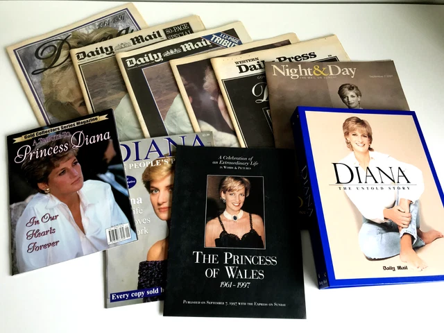 PRINCESS DIANA MEMORABILIA Untold Story 1997 Tributes Daily Mail And ...
