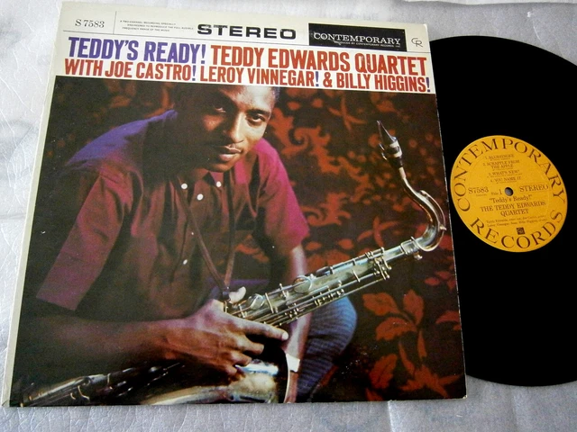 TEDDY EDWARDS QUARTET -Teddy's Ready Original USA Contemporary EUR 25 ...