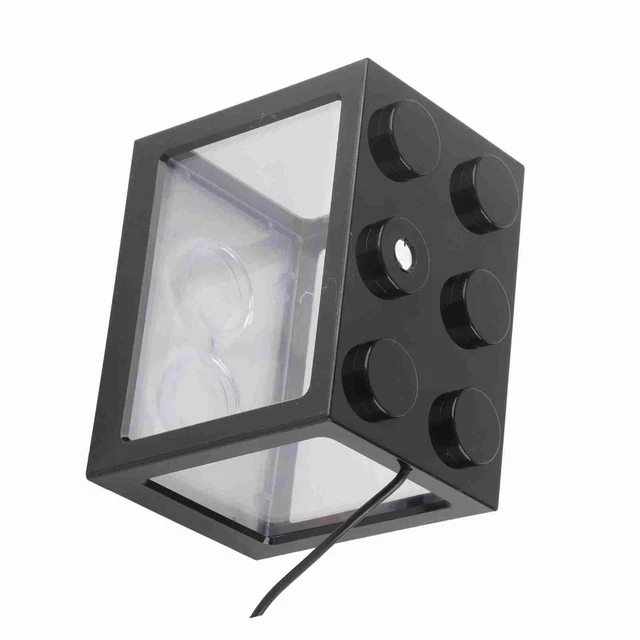 MICRO-LANDSCAPE MINI AQUARIUM Mini Size Fish Tank LED Aquarium Desktop ...